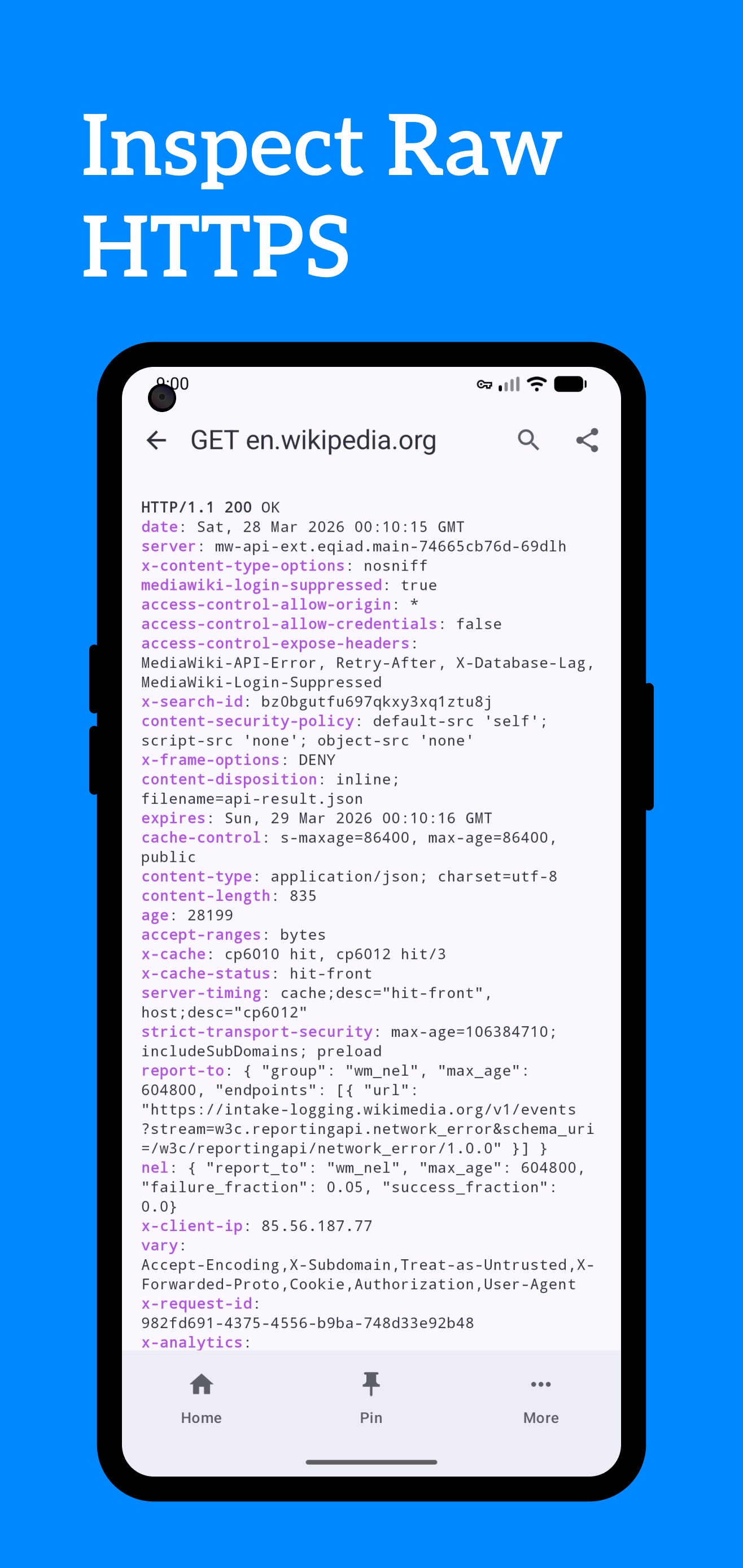 Proxyman for Android, Capture HTTP(s) traffic from your Android device
